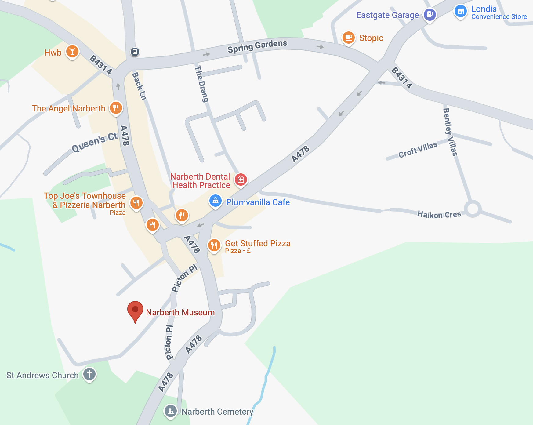 Find us – Narberth Museum